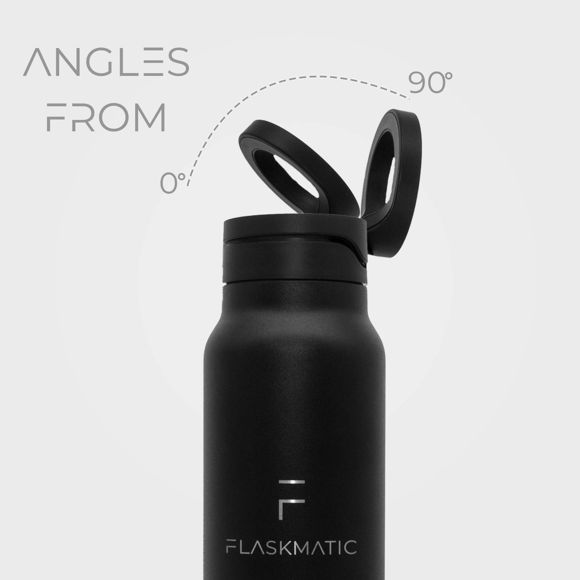 Premium Water Bottle with MagSafe Compatible Phone Grip
